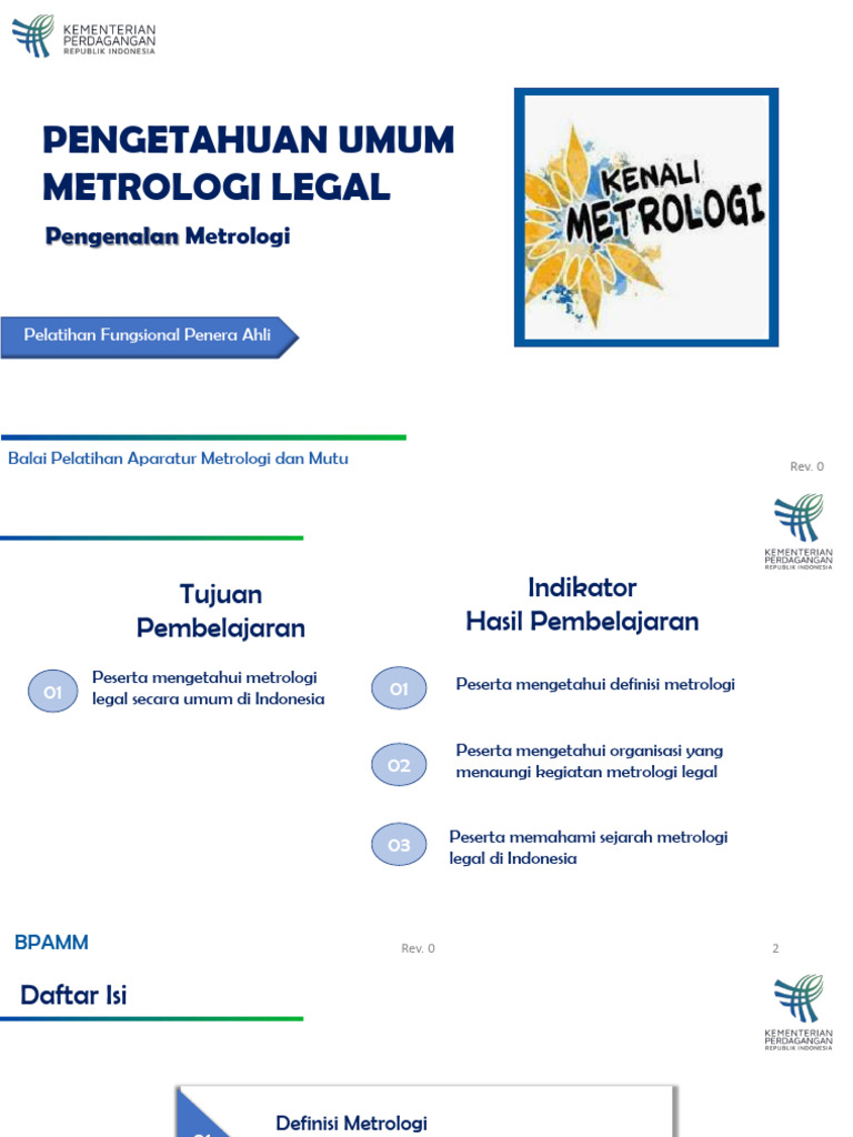 Pelatihan Metrologi Legal di Indonesia | PDF