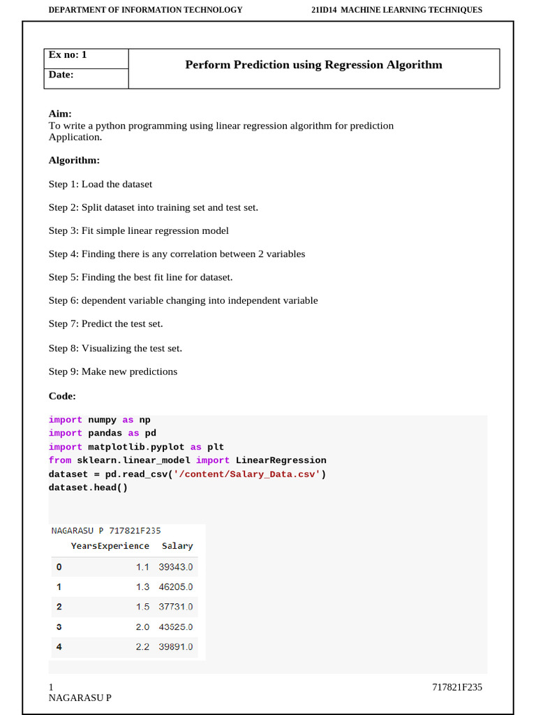 MLT Record Sandy | PDF