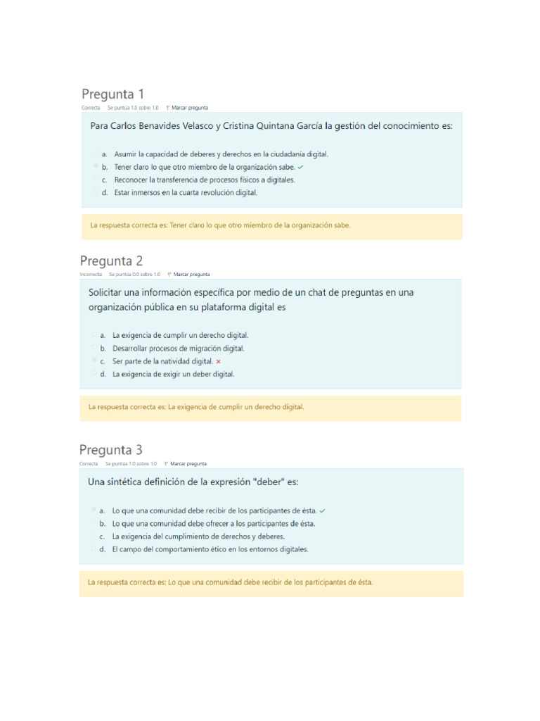 Cuestionario de Refuerzo CIUDADANO DIGITAL | PDF