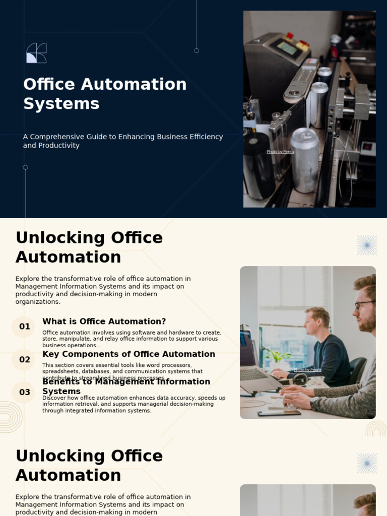 Presentation 3 Office Automation System Benefit And Overview Pdf