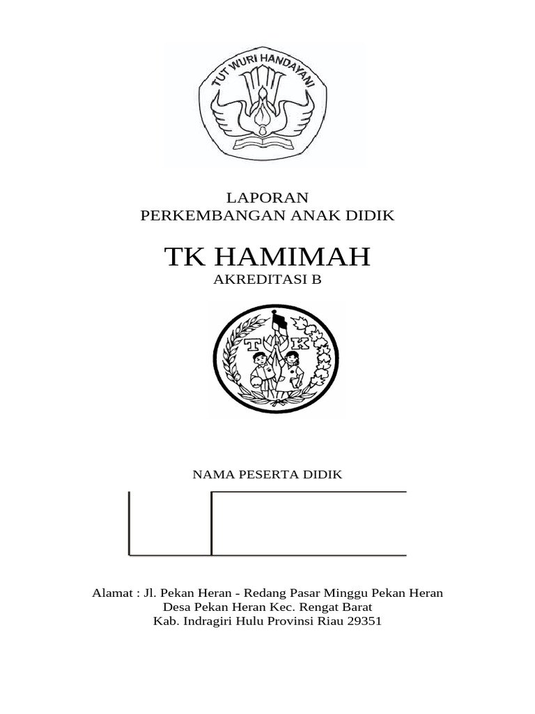 Rapor Tk Buk Yosi | PDF