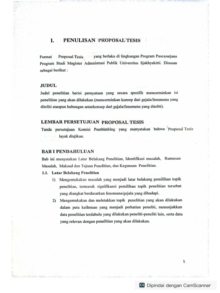 Format Proposal | PDF