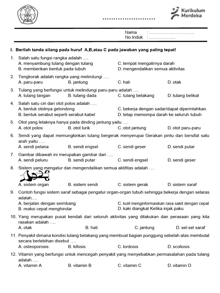 KELAS 6 - Soal ASTS 1 - IPAS | PDF