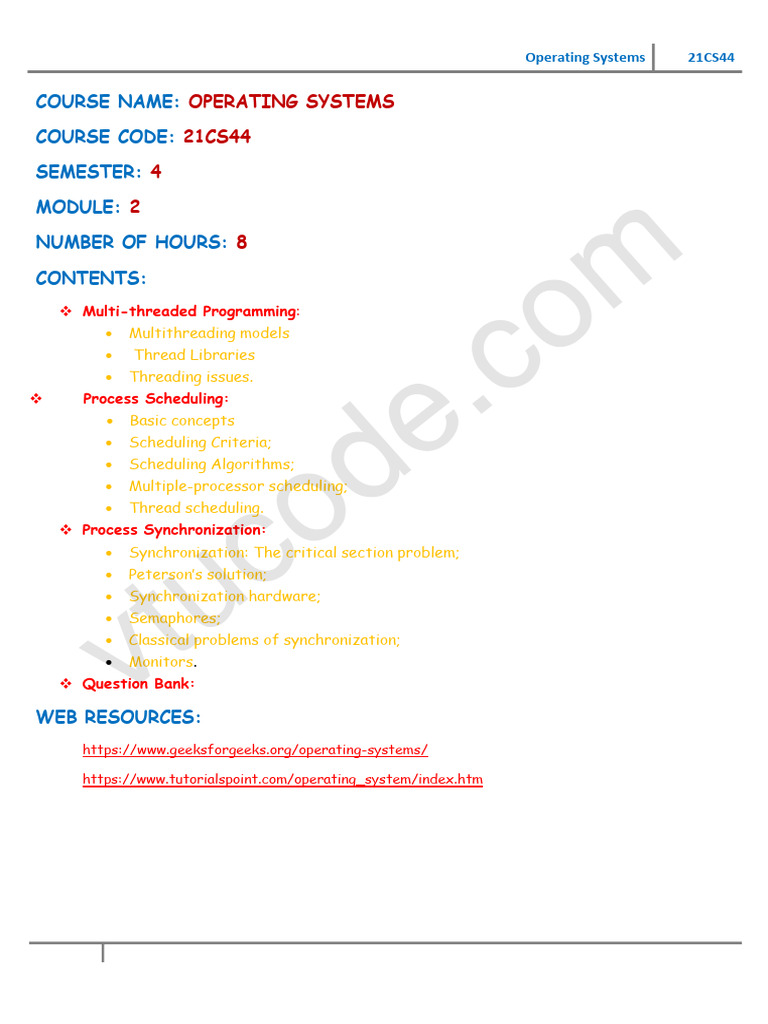 @vtucode-Module 2 | PDF