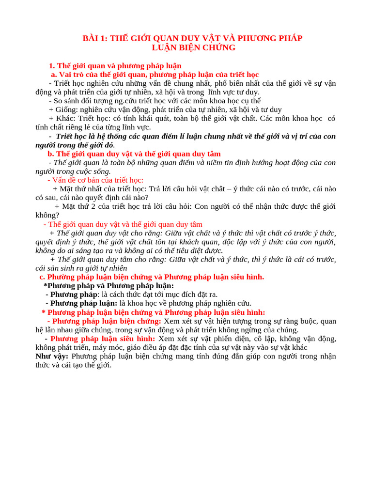 N I Dung Bài 1 GDCD 10 | PDF