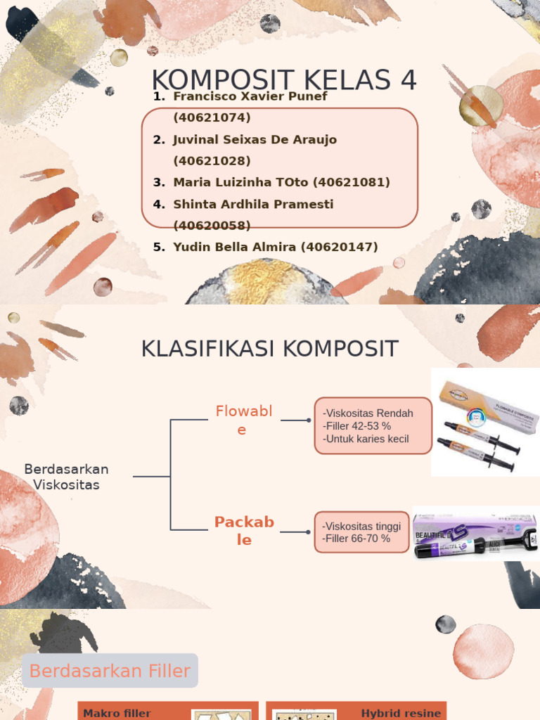 Drg. Junaidi - KOMPOSIT KELAS IV-1 | PDF