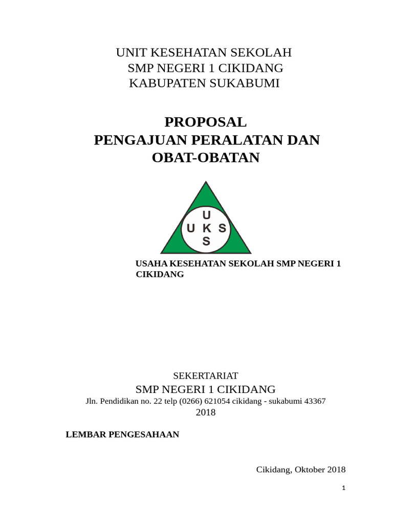 Proposal Obat | PDF