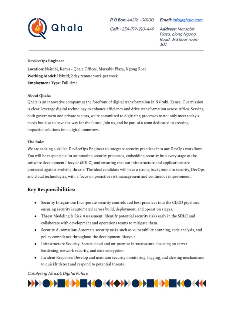 DevSecOps Engineer Job Ad | PDF | Computer Security | Computers