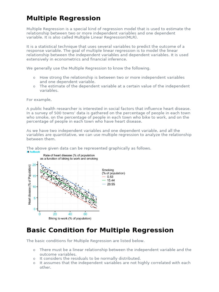 Regression | PDF