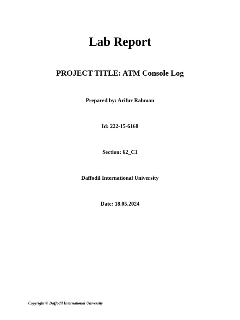 OOP2 Project 6168 | PDF