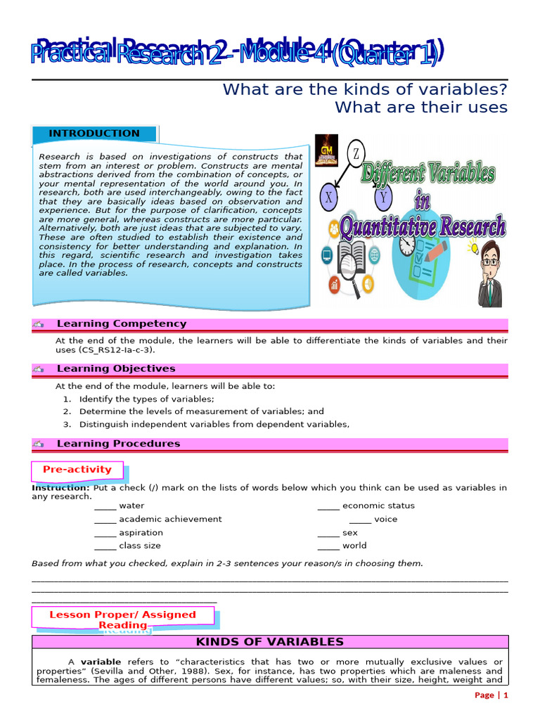 Research 2-Module 4 W4 (Q1) | PDF