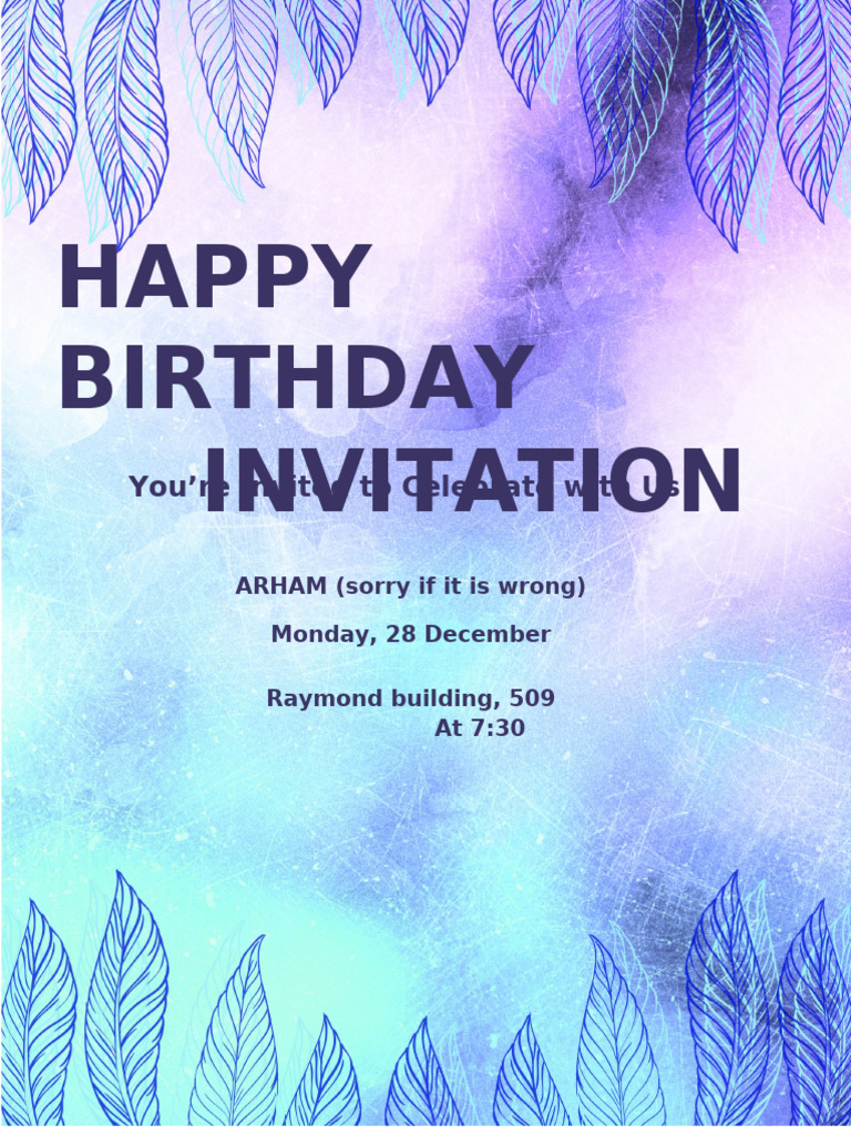 Birthday | PDF