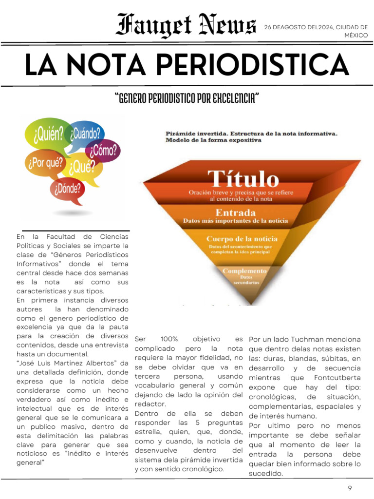 Nota periodistica | PDF