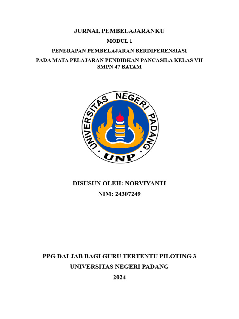 Jurnal Pembelajaranku | PDF
