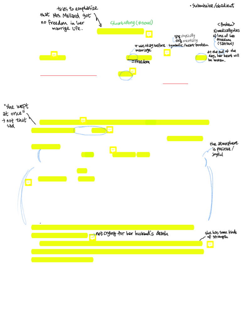 The Story of An Hour | PDF