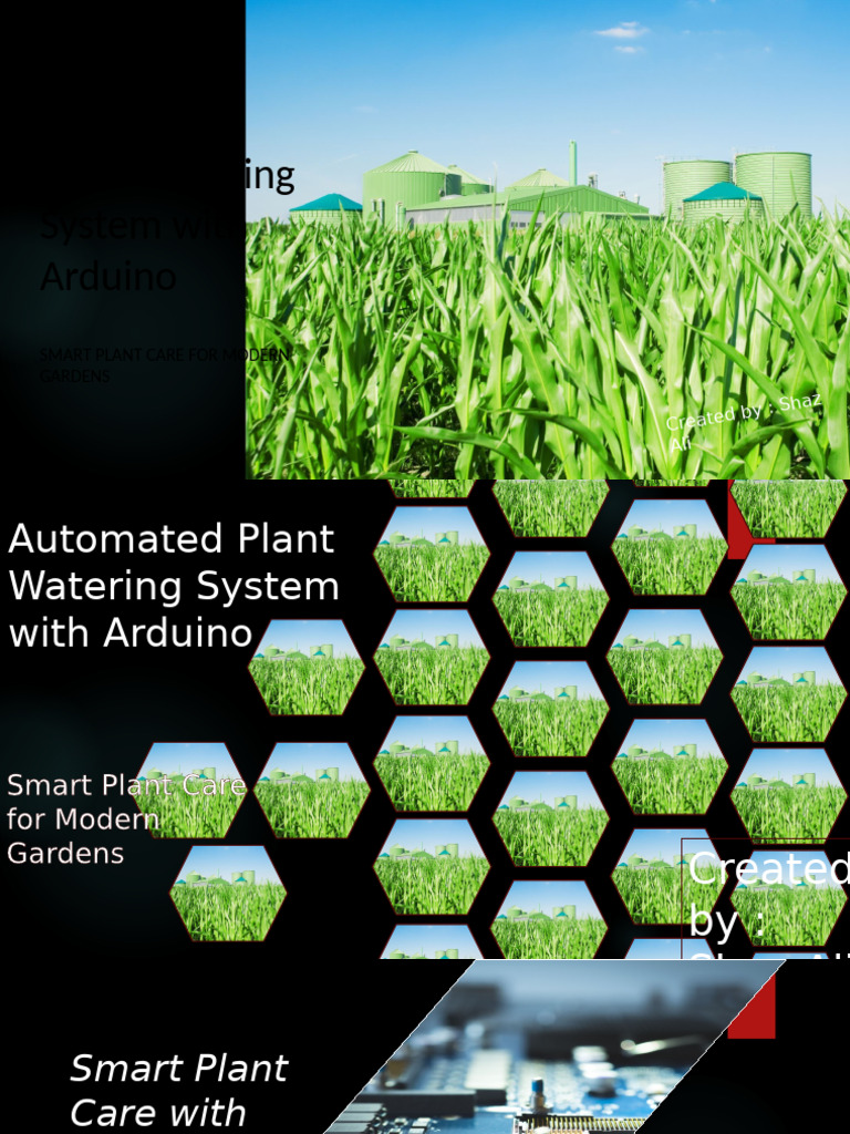 Automated Plant Watering System With Arduino Presentation | PDF