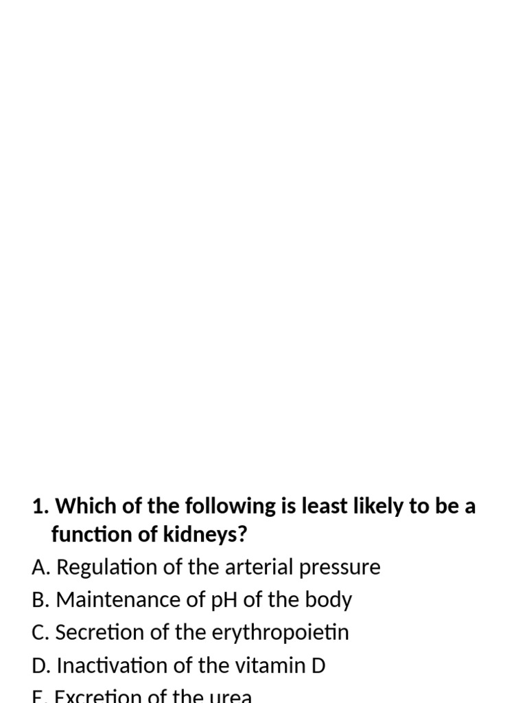DPT S-III (Renal SBQS) F-2 | PDF