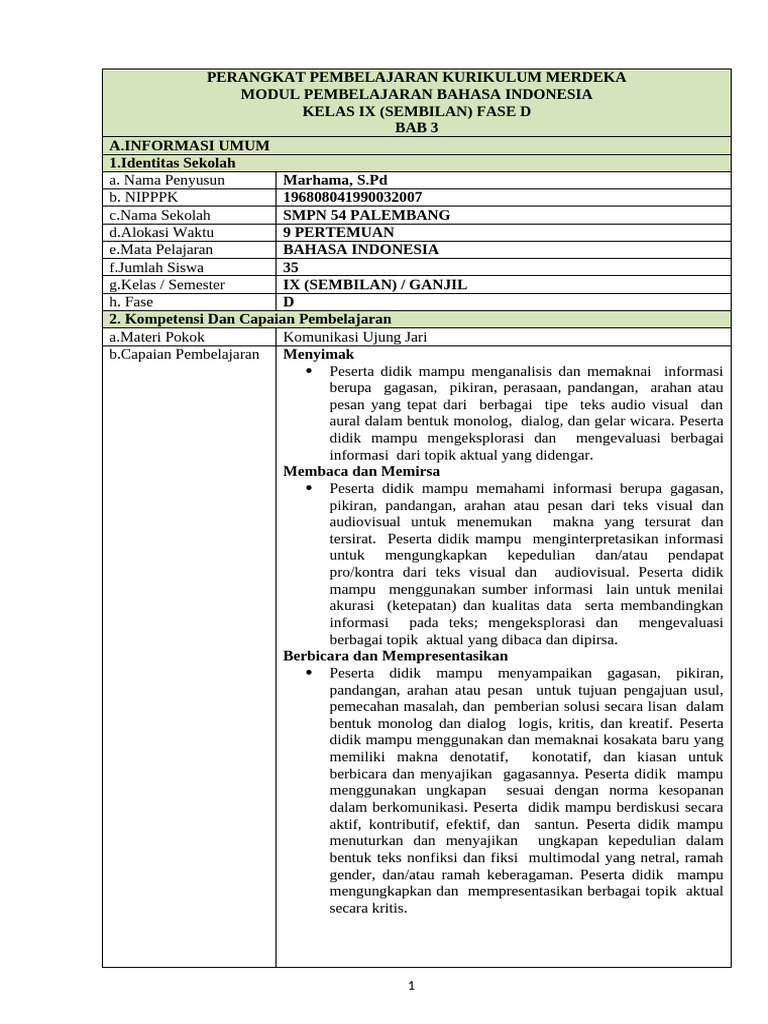 Modul Teks Rekon | PDF