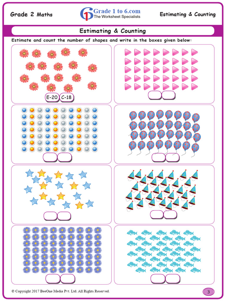 Estimating & Counting | PDF