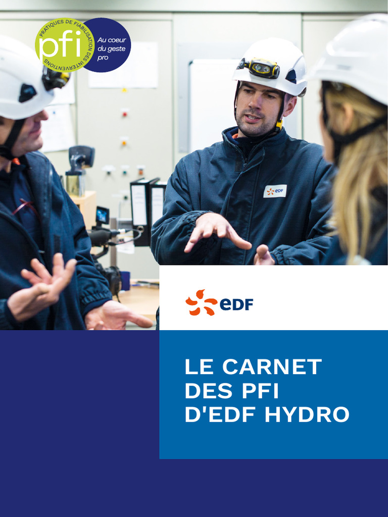 Carnet PFI EDF Hydro | PDF