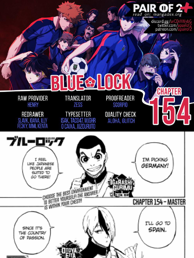 Blue Lock [Ch - 154] @MangaXAura | PDF
