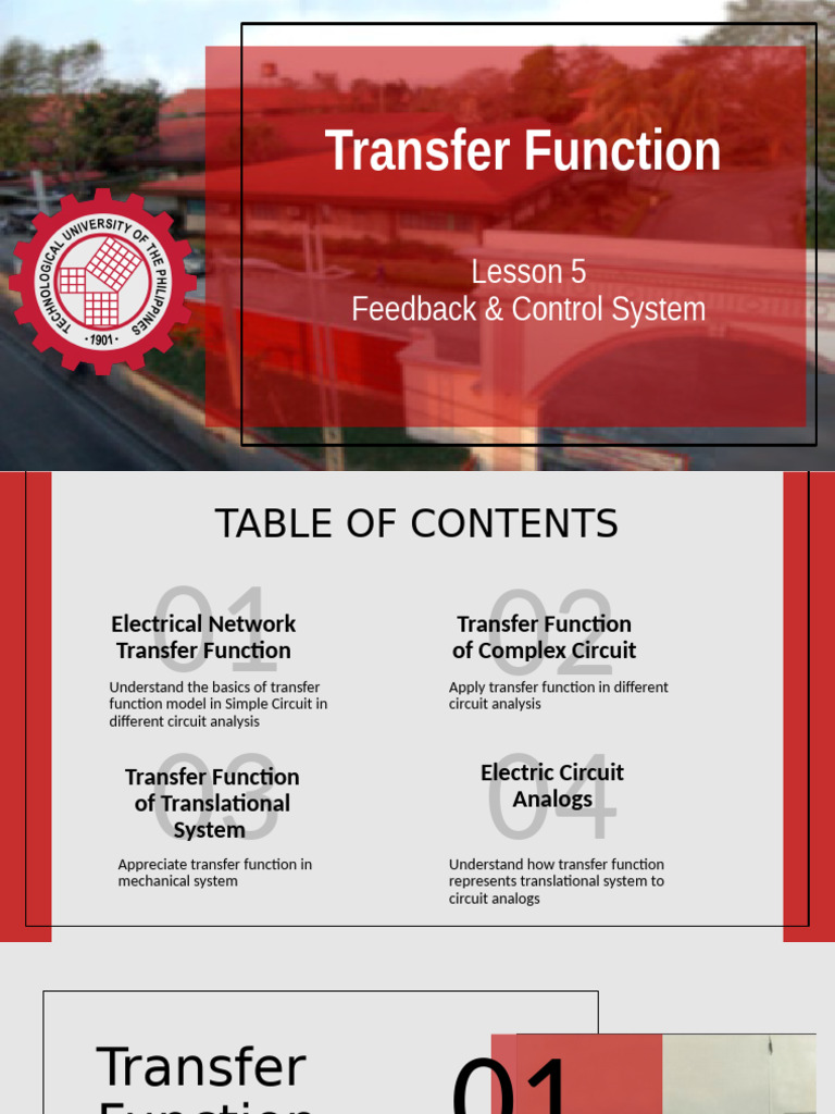 Lesson 5 Transfer Function | PDF