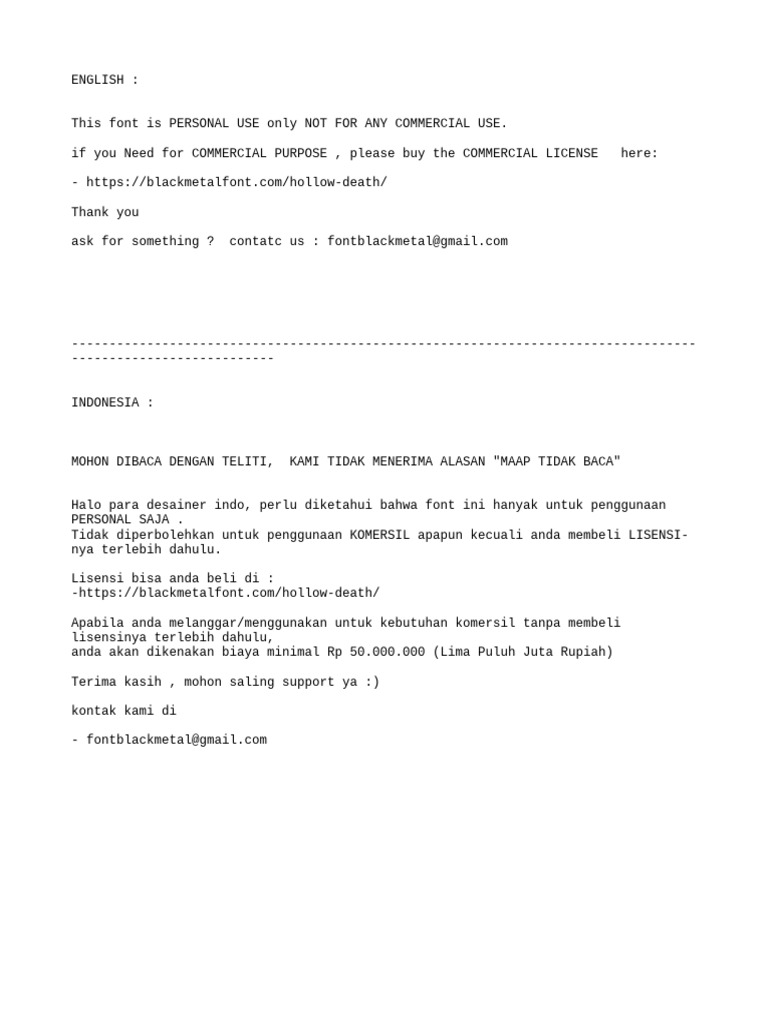 Read Me First - Wajib Baca Ini Dulu | PDF