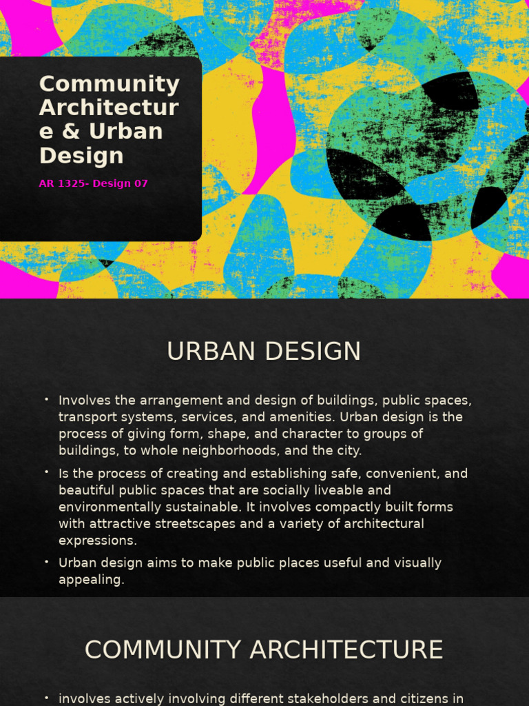 Community-Architecture-Urban-Design | PDF