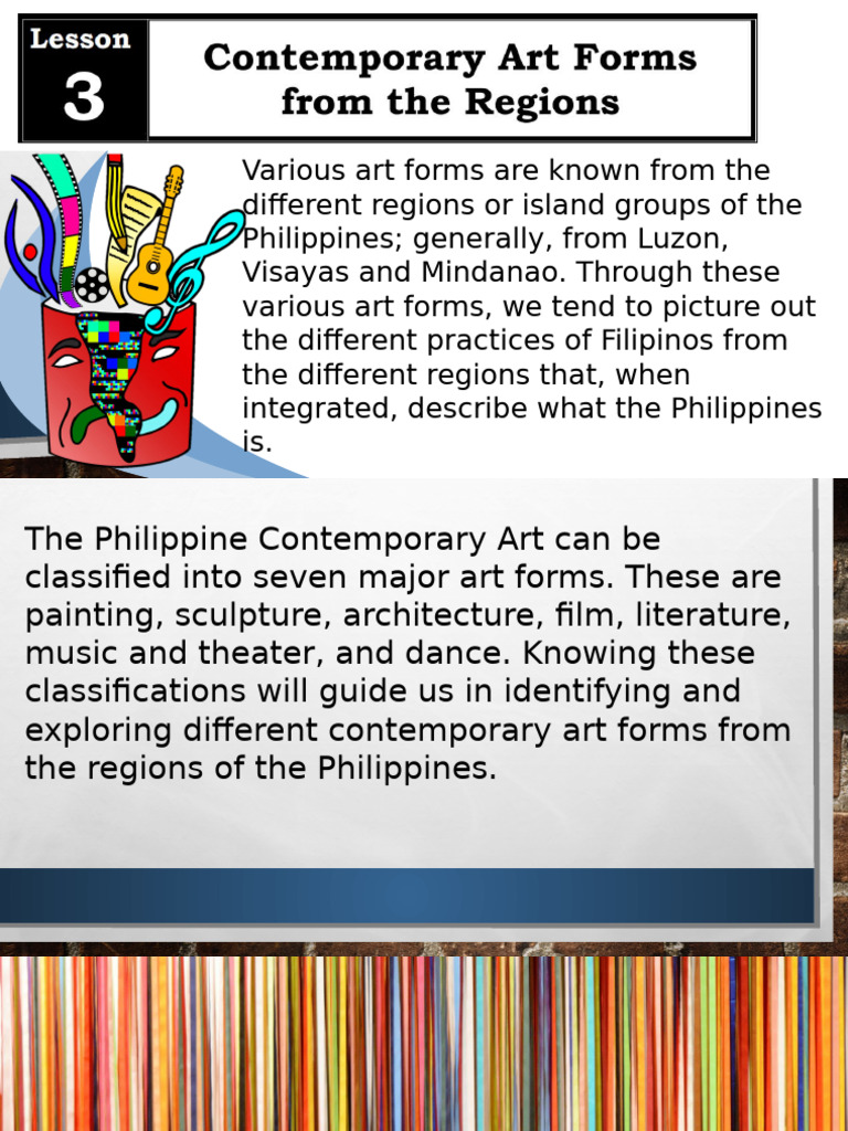 Week 3 Contemporary Art Forms From | PDF