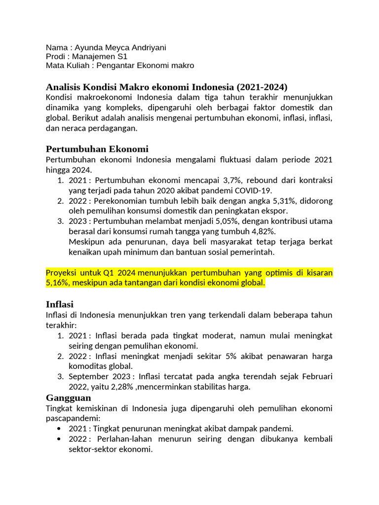 Pengantar Ekonomi Makro | PDF