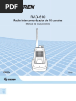 RAD 010 Instr | PDF | Radio | Modulación de frecuencia
