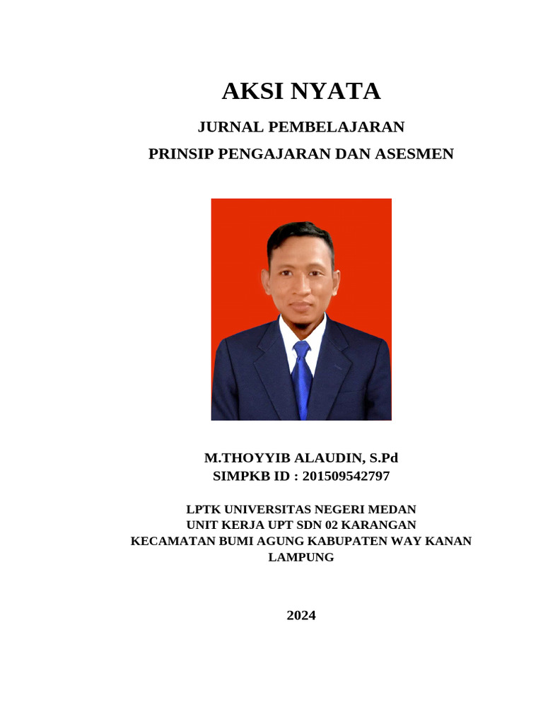 JURNAL PEMBELAJARAN PPG DALJAB GURU TERTENTU 2024 | PDF JURNAL PEMBELAJARAN PPG DALJAB GURU TERTENTU 2024 | PDF