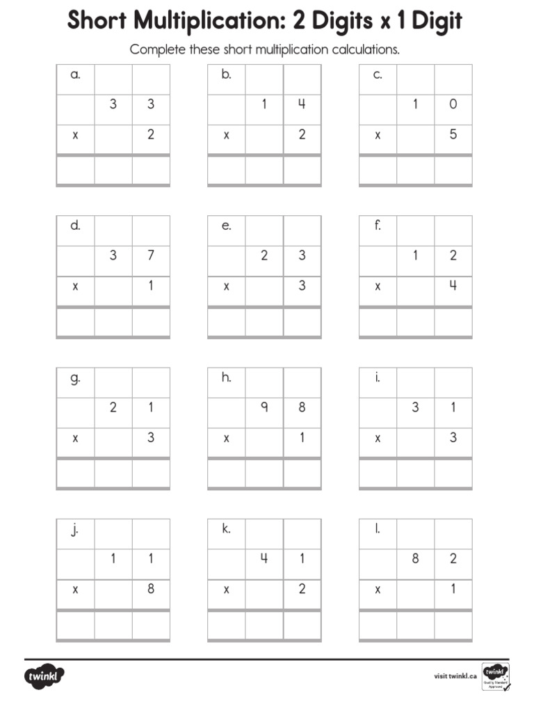 Ca Ma 1644012142 2 Digit by 1 Digit Multiplication With No Regrouping ...