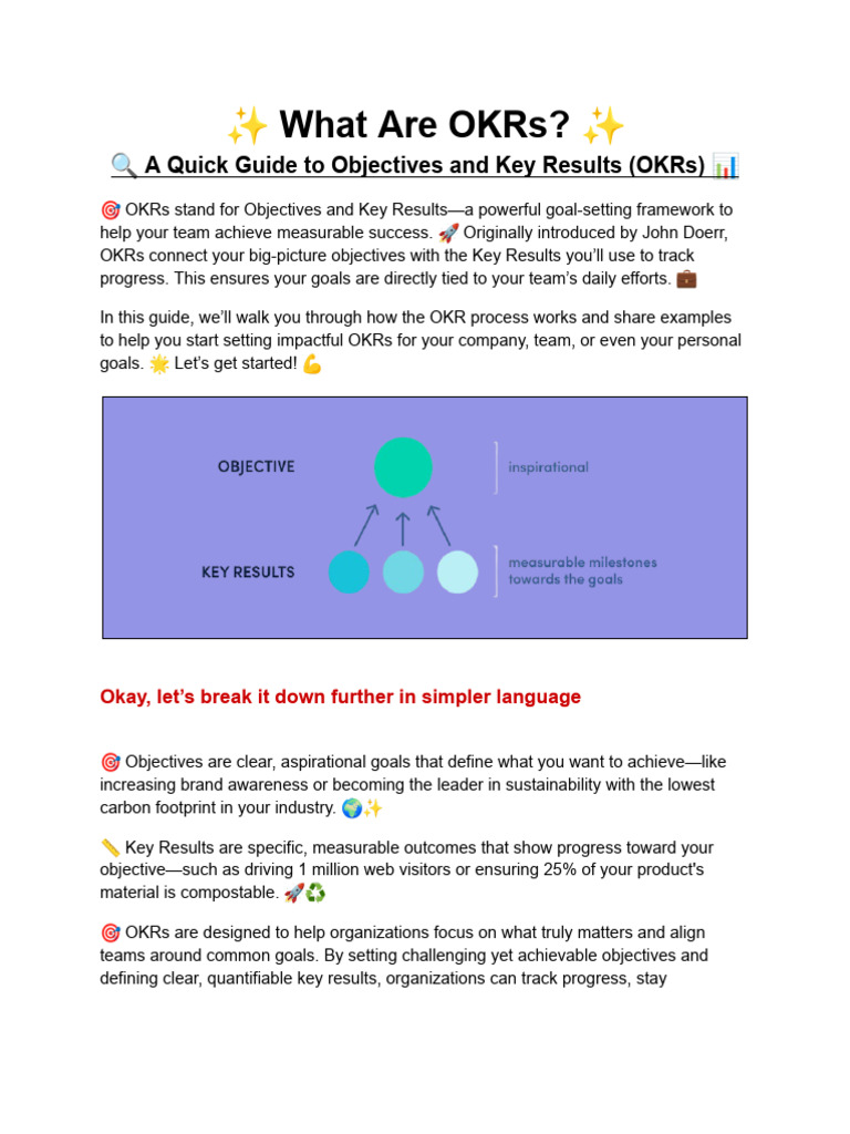 What Are OKRs_ | PDF