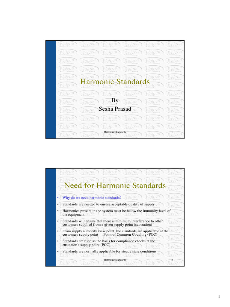 PDF - Day 2 - L3 - Harmonic Standards | PDF