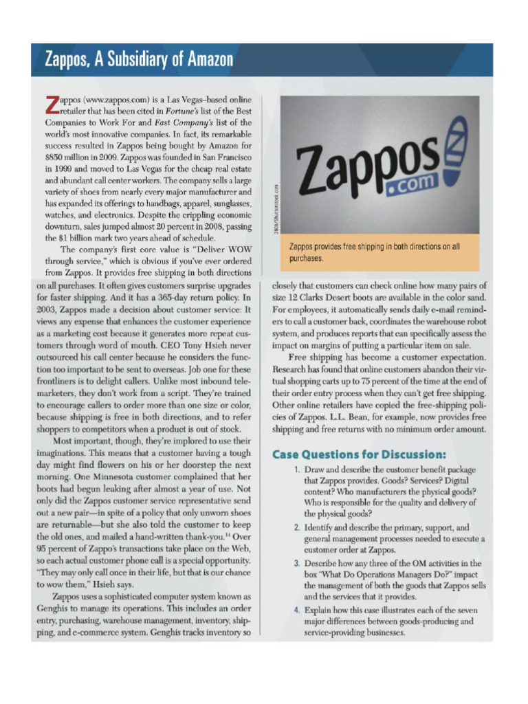 Zappos | PDF