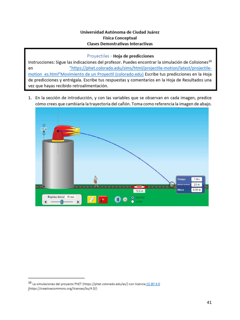 Proyectiles | PDF