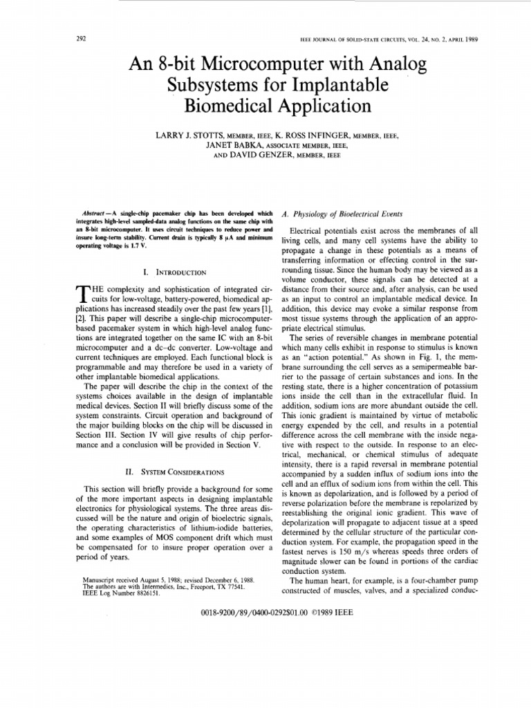 An 8-Bit Microcomputer With Analog Subsystems For Implantable ...