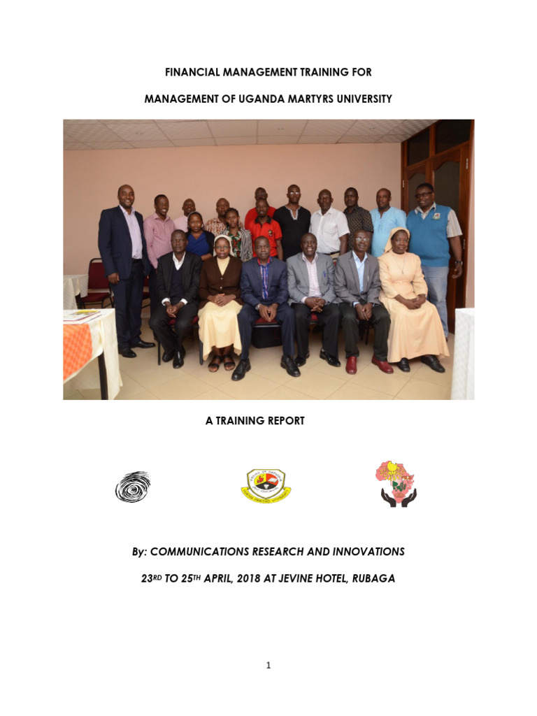 Financial Management Training Report | PDF