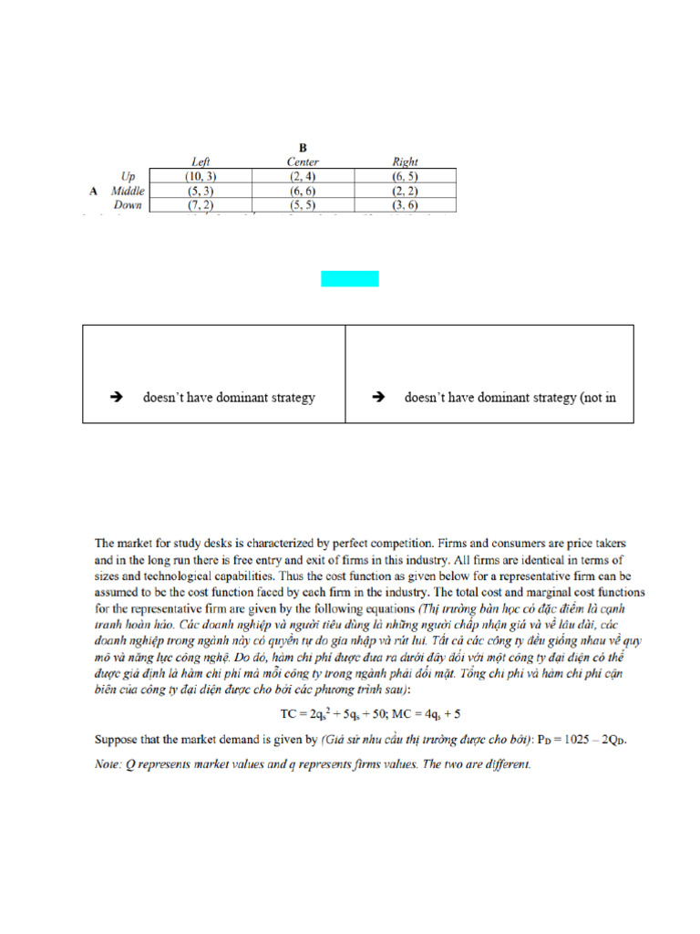 Hcmiu Micro Economic ESSAY - Sample Test | PDF