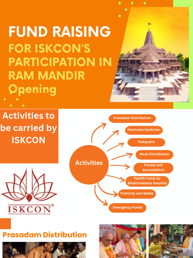 ISKCON's Participation in Ayodhya Ram Mandir Opening | PDF