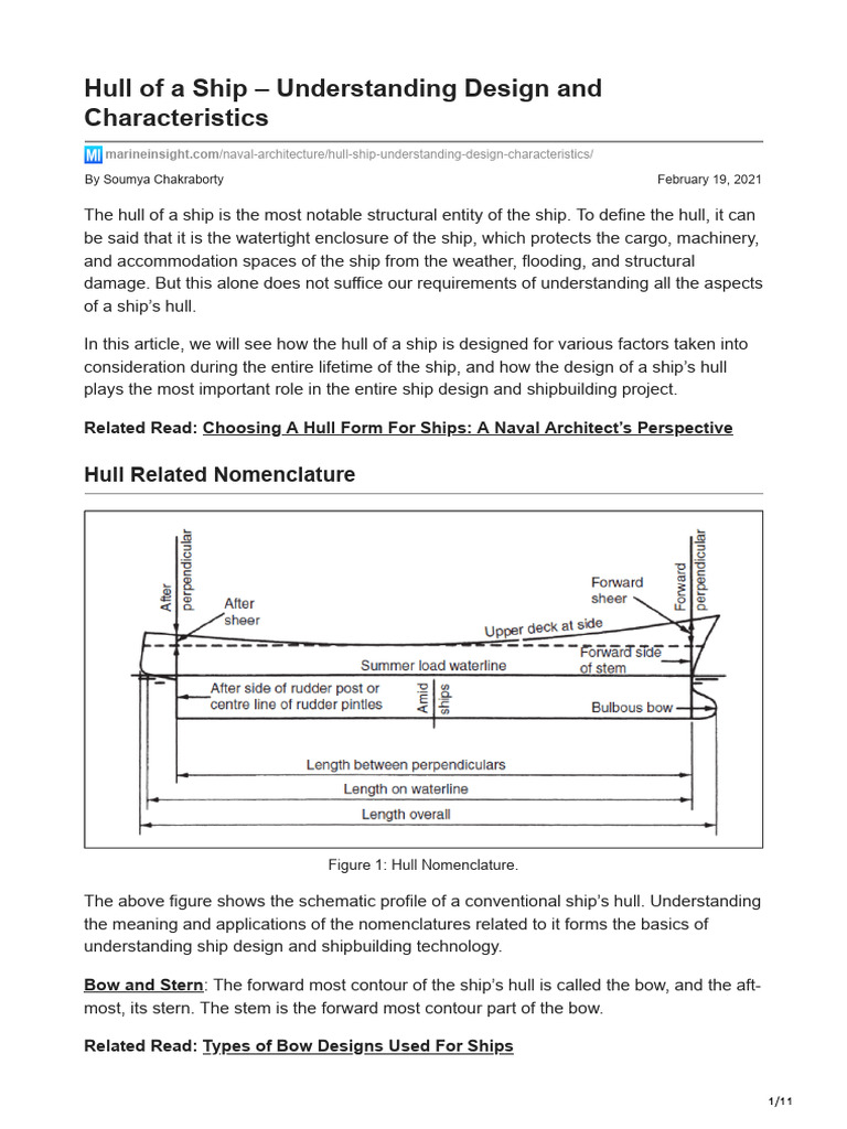 USE Hull of a Ship Understanding Design s | PDF