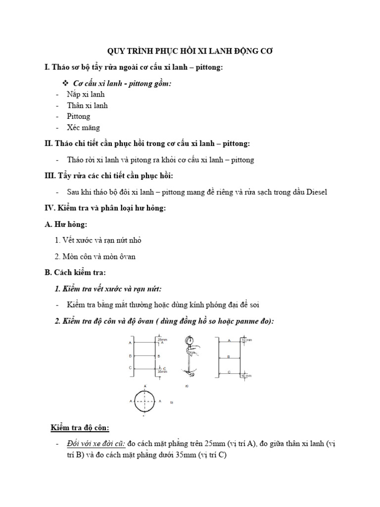 Các Quy Trình PH C H I | PDF
