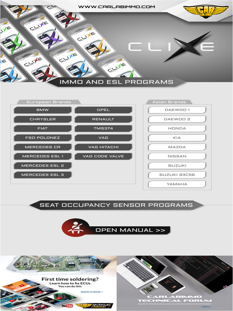 Clixe Manual | PDF
