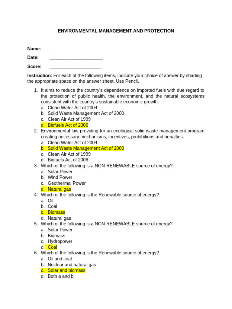 Answers | PDF