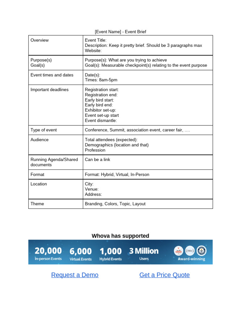 Event-Brief-Template | PDF