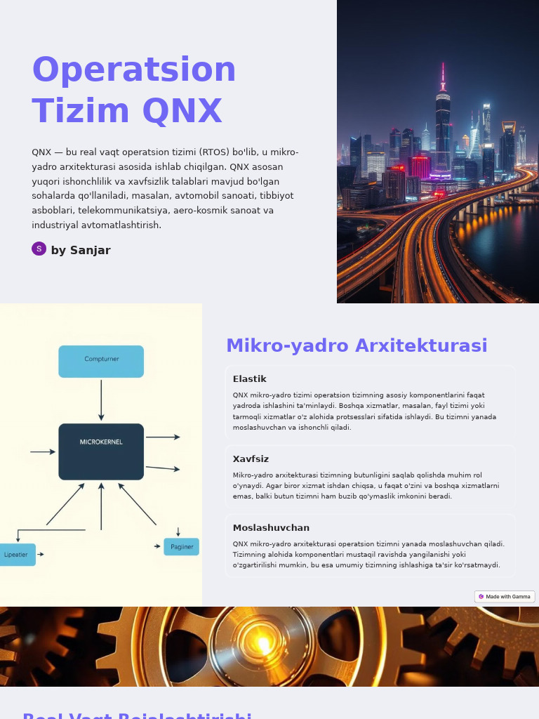 Operatsion Tizim QNX | PDF
