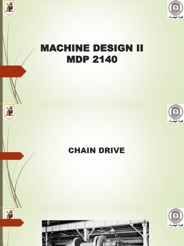 Chain Drive Design in Machine Engineering | PDF | Belt (Mechanical ...