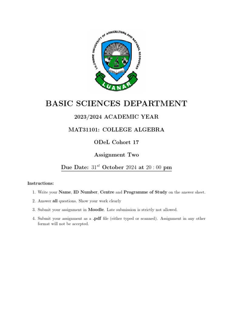 Assignment Two | PDF