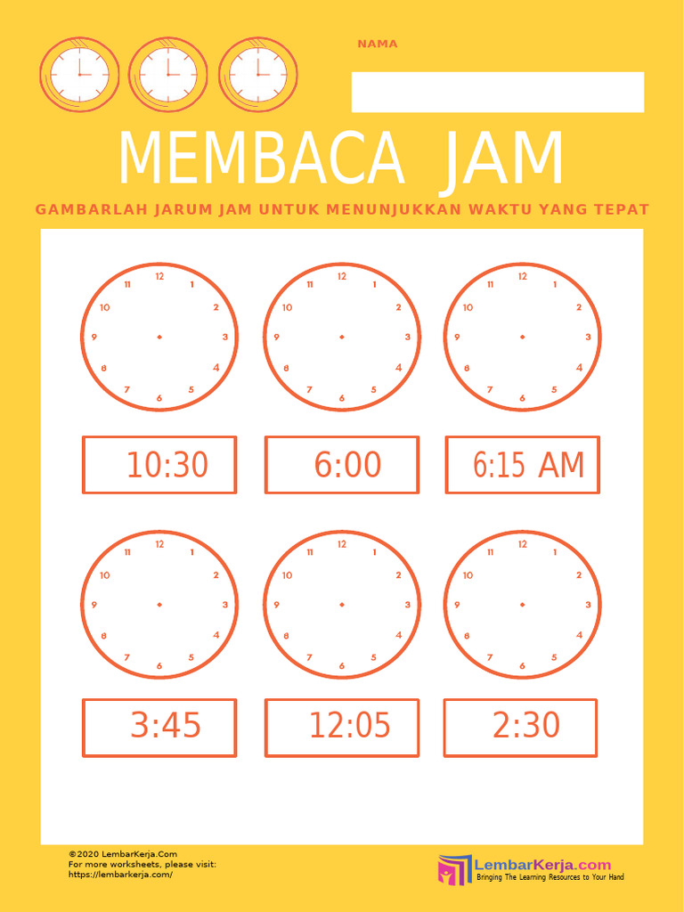 Membaca Jam 2 | PDF